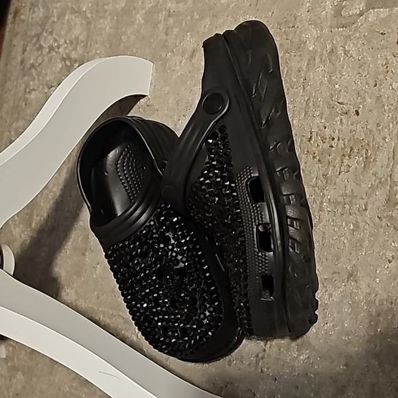 Source Unknown | Shoes | Rhinestone Mock Crocs | Poshmark